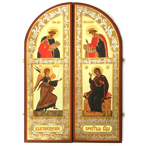 Byzantine Russian Orthodox Icon Nativity Of Christ Icon Triptych Woode Easterntshop