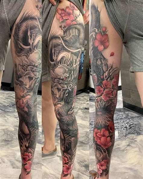 85 Amazing Leg Sleeve Tattoo Ideas 2024 Inspiration Guide Leg