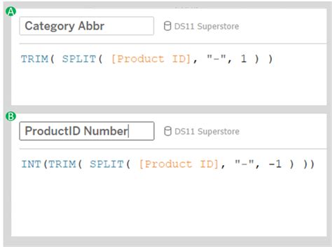 splitting fields in tableau the data school
