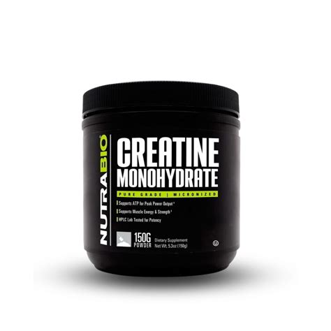 Creatina Monohidratada 150g Nutrabio Outletfit Cl Suplementos Deportivos