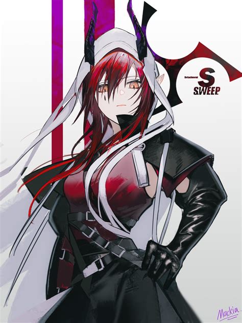 Ascalon Arknights Drawn By Mackia Danbooru