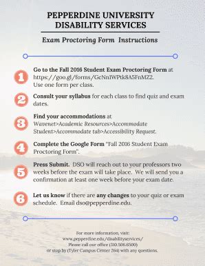 Fillable Online Babe Instructions For Exam Proctoring Form Fax Email Print PdfFiller