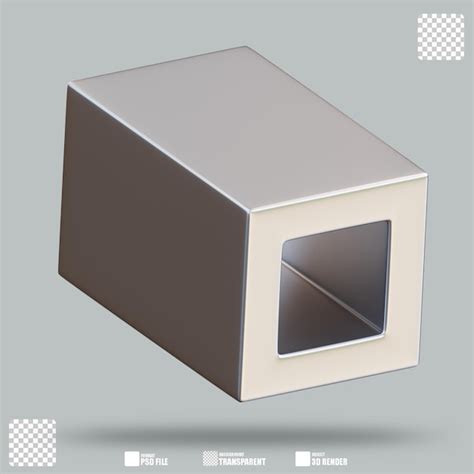 Premium Psd 3d Illustration Square Box