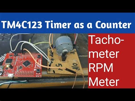Tm C Timer As A Counter In Input Edge Count Mode Rpm Measurement
