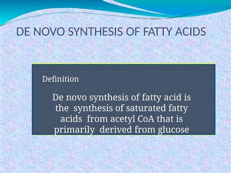 Fa Synthesis Lipid Metabolism Pptxxxx Pptx Chemistry Science