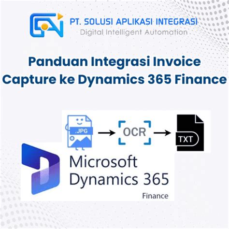 Panduan Integrasi Invoice Capture Ke Dynamics Finance