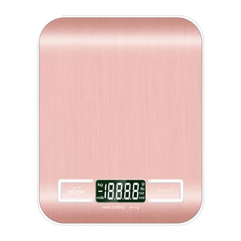 Digital Kitchen Scale Stainless Steel Weighing Scale 10kg 1g