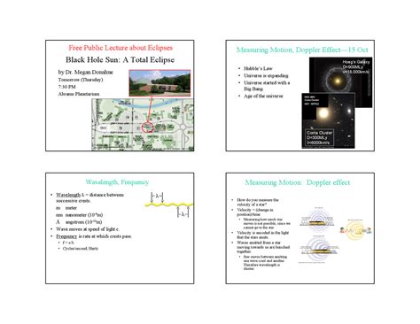 Eclipses The Science Of Astronomy Lecture Slides Ast 207 Docsity
