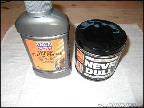 LIQUI-MOLY - Chrom-Glanz-Creme vs. Never-Dull Metall-Hochglanz ...