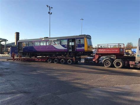 Northern Rail Class 142 On A Flatbed On It S Way To The Scrap Yard