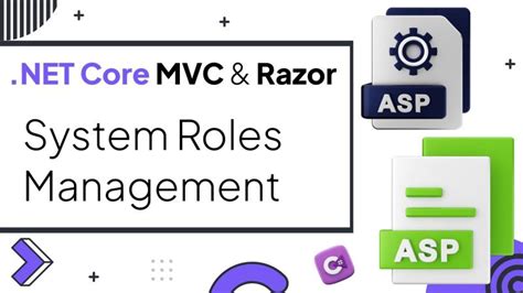 🔥😍aspnet Core Razor Pages And Mvc System Roles Management Siticone Framework