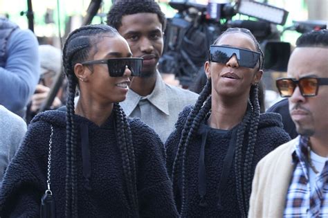 Sean Diddy Combs Two Daughters Seen Arriving At Court