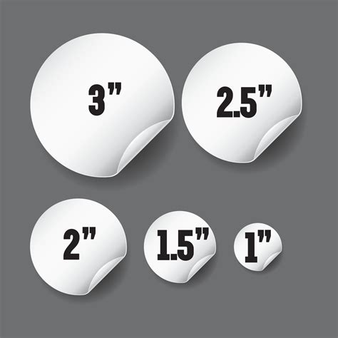 Round Labels Dtf Stl