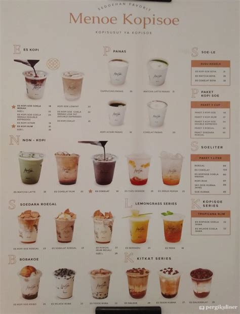 Pecinta Kopi Susu Wajib Cobain Kopi Soe