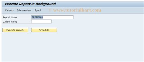 CK45 SAP Tcode Delete Costing Run In Background