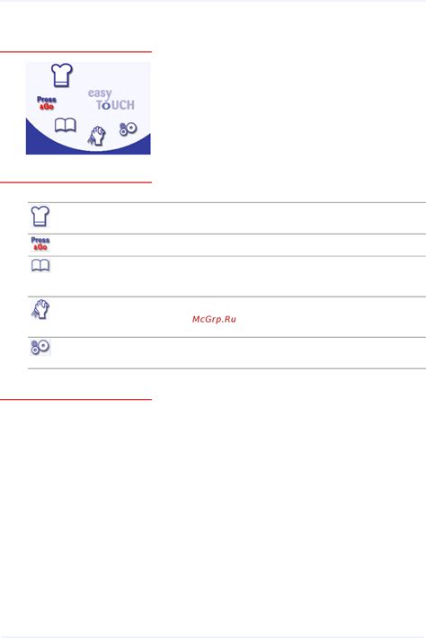 Merrychef Eikon E2s Classic [59 114] Main Menu Screen