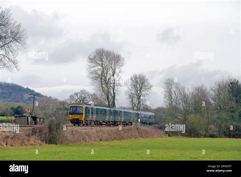 A Class 166 Turbo Express Diesel Multiple Unit Number 166204 Working A