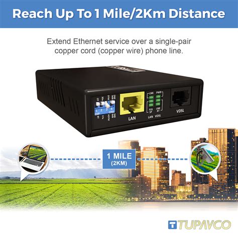 Ethernet Extender Pair Wire And Cable Ethernet Extender — Tupavco