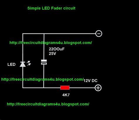 Free Circuit Diagrams U Simple Led Fader Circuit Diagram