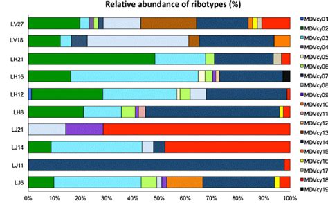 Relative Distribution Of Otus Based On 16s Rrna Gene Clone Libraries