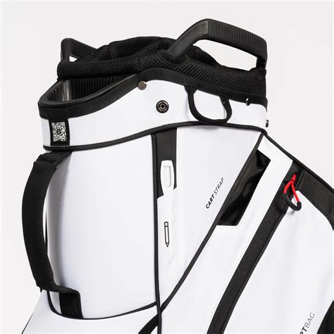 Golf Trolley Bag Inesis Cart Whiteblack Inesis Decathlon