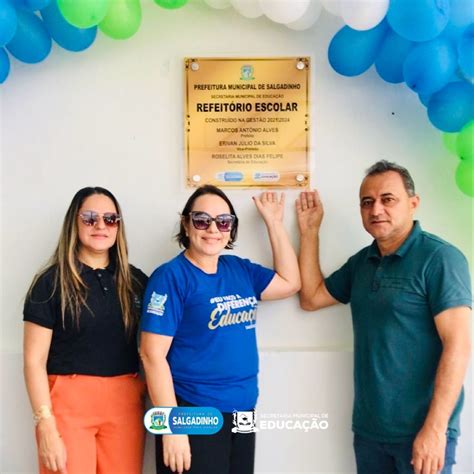 Entrega Do Refeitório Na Escola Municipal Monsenhor Manoel Vieira