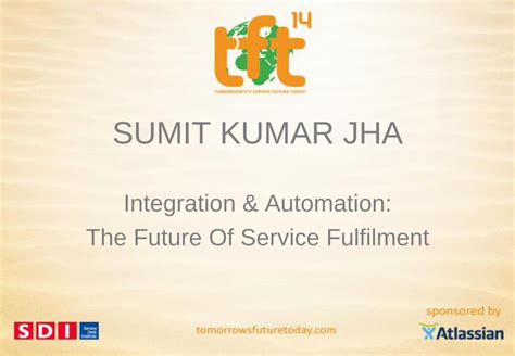 Pdf Sumit Kumar Jha Integration And Automation Future Of Service