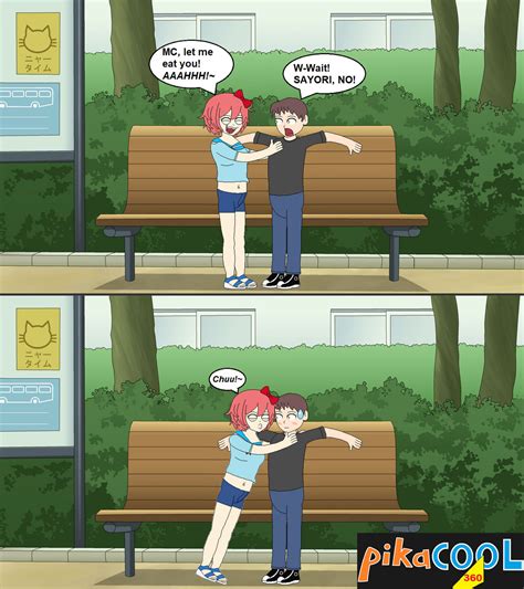 Sayori Eats Mcexcept She Doesnt April Fools By Pikacool360 On