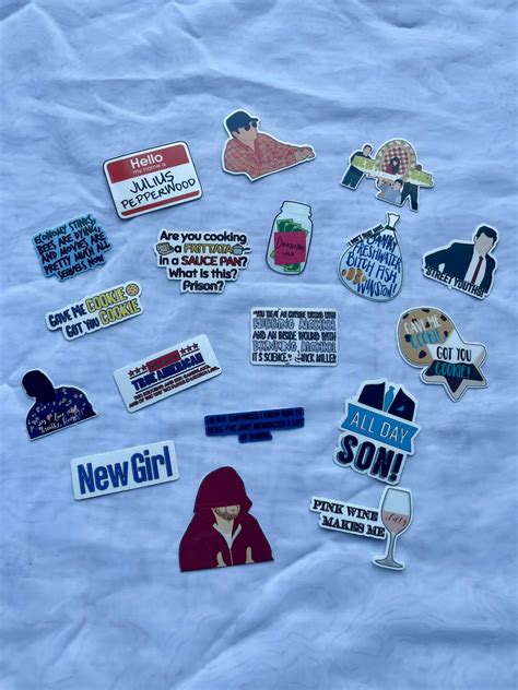 New Girl Stickers Etsy