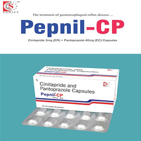 Pepnil Cp Capsules Sanify Healthcare Pvt Ltd