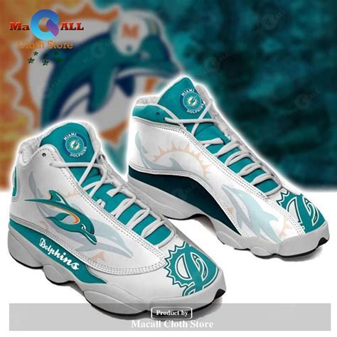 Miami Dolphins Form Air Jordan 13 Sneakers T Shoes For Fan Pod