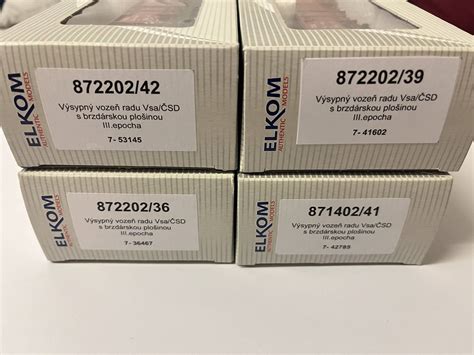 Výměna nákladních vozů Vsa od Elkom modelbazar cz
