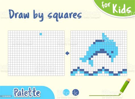 그림 픽셀 아트를 복사합니다 어린 아이들을위한 게임 무승부 0명에 대한 스톡 벡터 아트 및 기타 이미지 0명 가리키기 교육 Istock