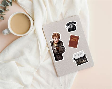 Murder She Wrote Sticker Sheet Laptop Stickers Tumbler Etsy