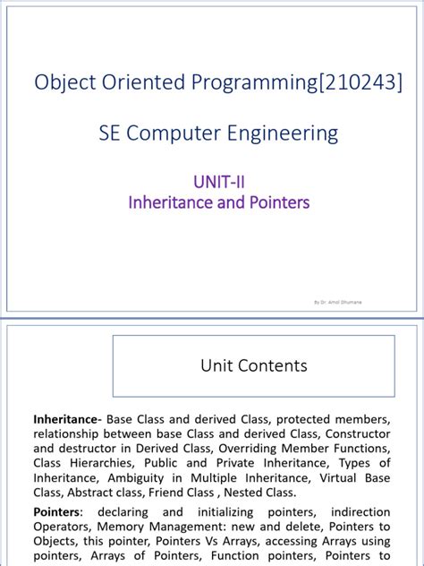 unit 2 pdf class computer programming inheritance object oriented programming