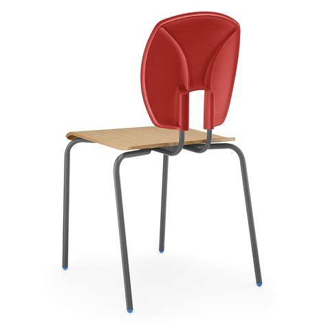 Se Curve School Classroom Chair Wooden Seat