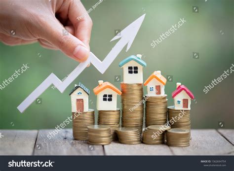 Mini Model House On Coins Stack Stock Photo Shutterstock