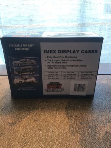 1 43 Scale Imex Auto Display Case Auto Model Stackable Crystal Clear