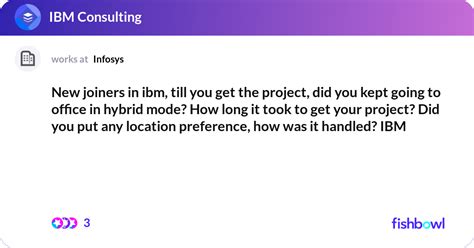 New Joiners In Ibm Till You Get The Project Did Fishbowl New Joiners In Ibm Till You Get The Project Did Fishbowl