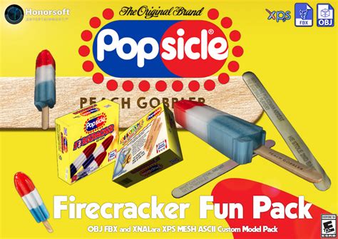 Popsicle Firecracker Pack Fbx Xps Obj Download By Honorsoft On Deviantart