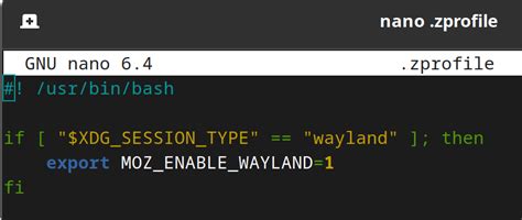 Adding Firefox Wayland In The Startup Script Software And Applications Manjaro Linux Forum