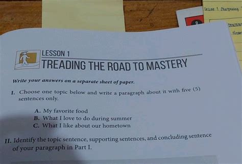 Lis Lecon 1 Sharpering LESSON 1 TREADING THE StudyX