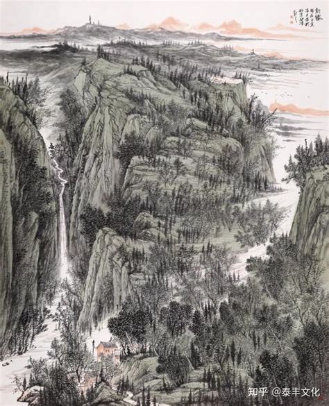 泰丰文化国画名家丨郝涛凝练秀逸笔墨描绘山川画卷 知乎