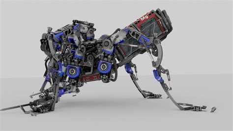 Spider Mining Robot 3d Model Turbosquid 2153678
