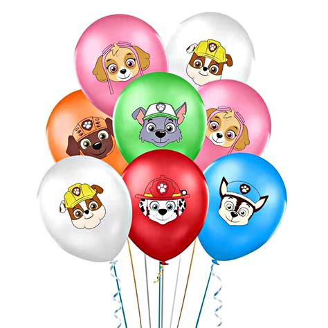12inch Paw Patrol Balloon Latex Balloon Chase Marshall Rubble Skye