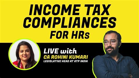 Income Tax Compliances For Hrs Webinar Bizwiser Youtube