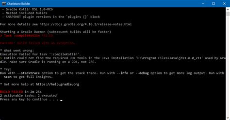 Execution Failed For Task Compilekotlin Issue Jire