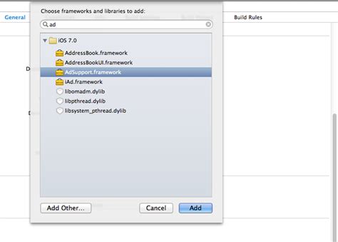 Ios Adsupport Framework Not Found Xcode 502 Stack Overflow