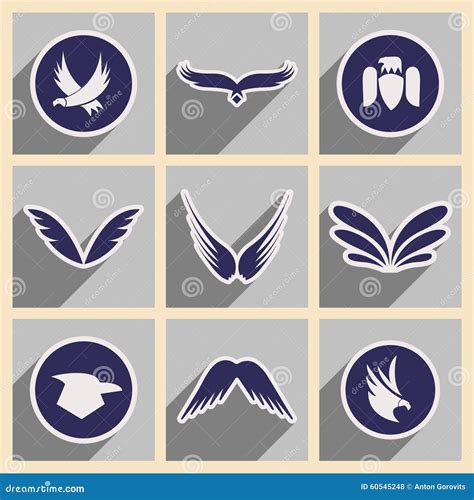 Stylish Assembly Eagle Logo Stock Vector Illustration Of Eagle