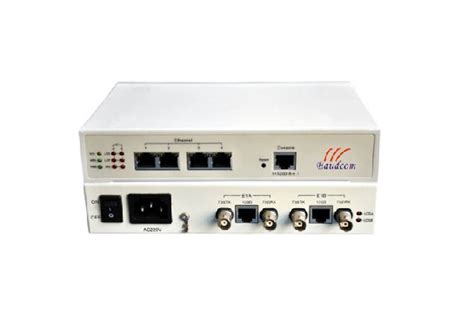 Framed E1 To 4 10 100BaseT Ethernet Converter With Enhanced Management